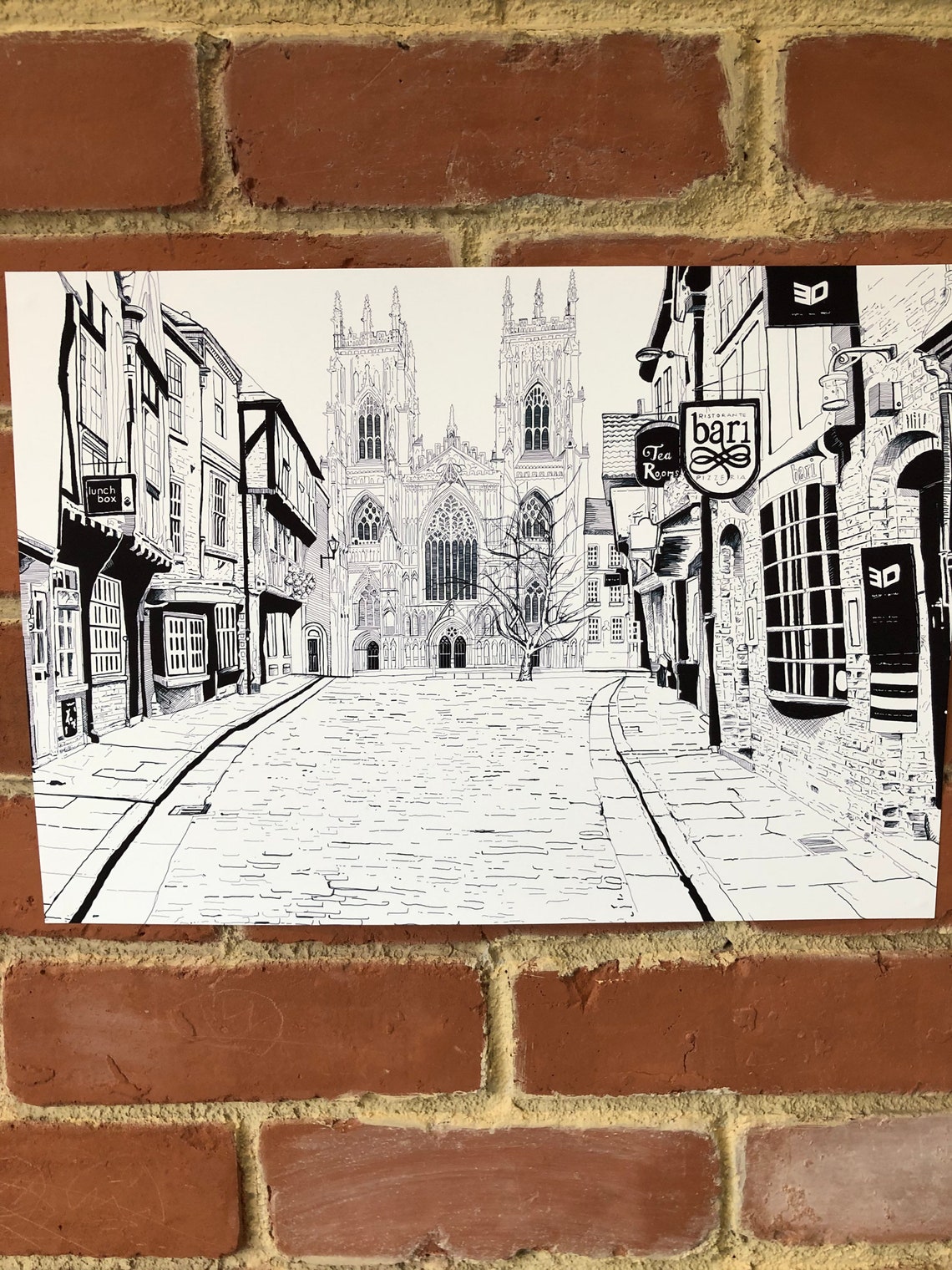 York City Original Illustrated Wall Map Hand Drawn Art Print | Etsy UK