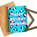 Leopard Print Birthday Card Customisabe Birthday Card Custom Birthday ...