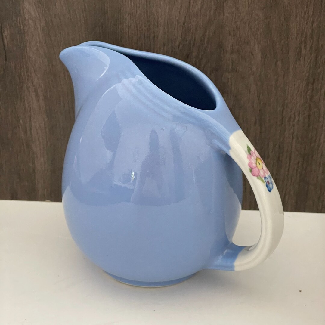 Hall's Rose Parade Vintage 6.5 Cadet Blue Sani-grid 1259 Floral Handle ...