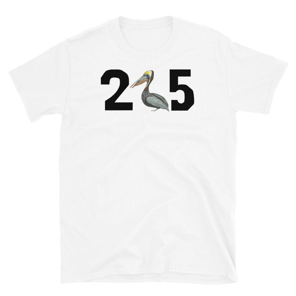 Unisex Louisiana 225 Area Code Tshirt With Hand Painted - Etsy