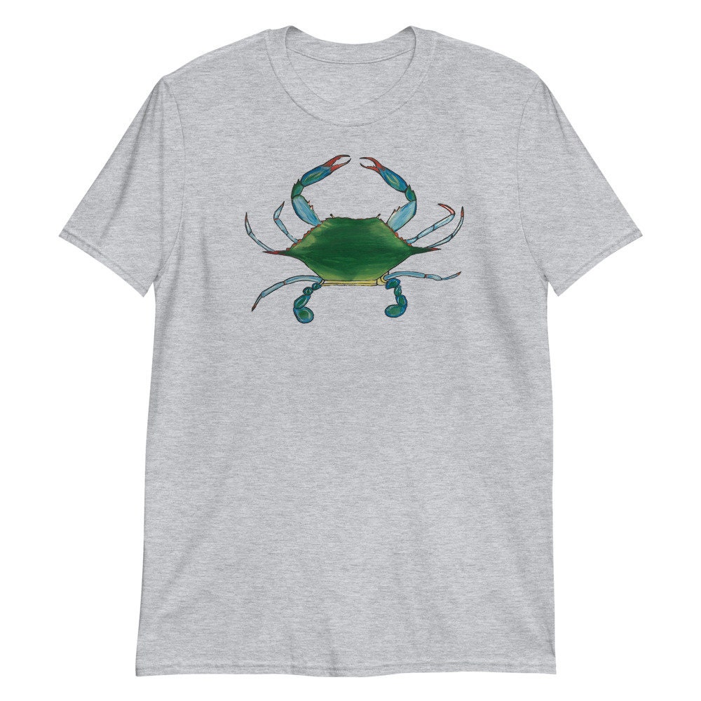 Blue Claw Crab, Crab Shirt, New Orleans, Louisiana, Short-sleeve ...