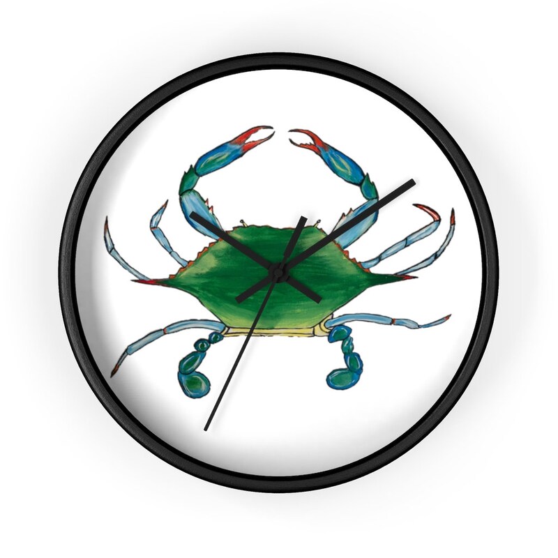 Blue Crab Clock - Etsy