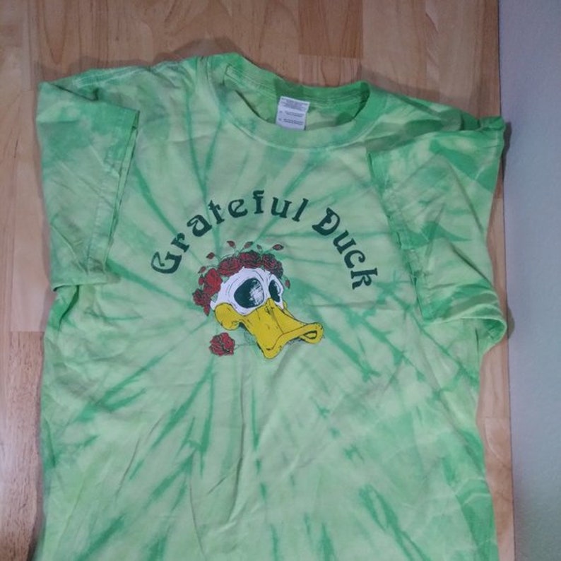 Oregon Ducks Grateful Duck Tie Dye T-shirt - Etsy