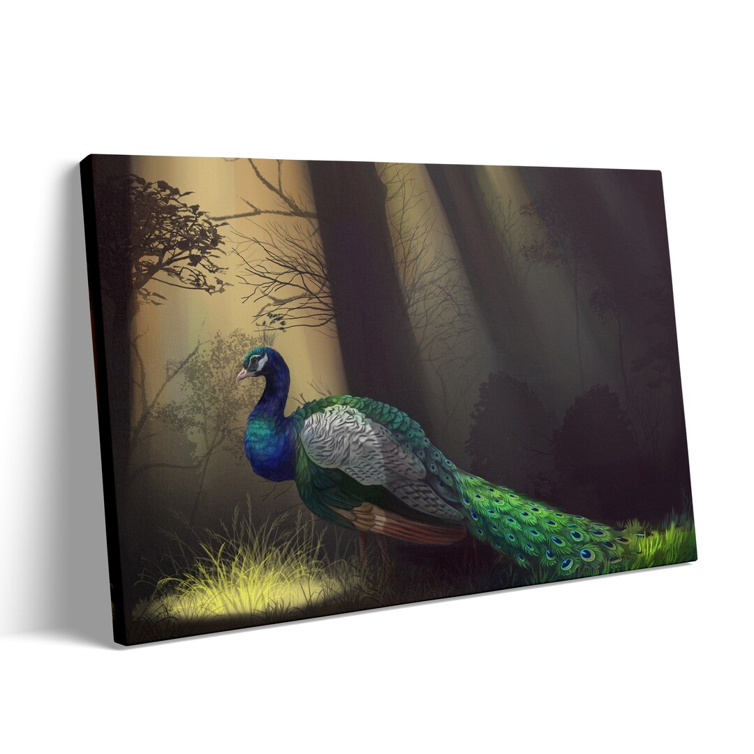 Peacocks Poster Beautiful Wall Art Decor for Bedroom Picture Print ...