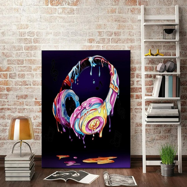 Headphones Art - Etsy