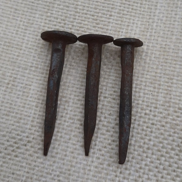 Forged Iron Nails - Etsy UK