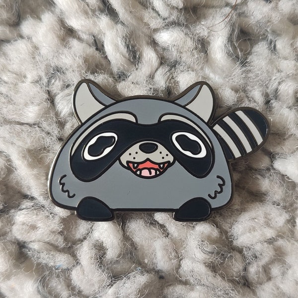 Raccoon Pin - Etsy