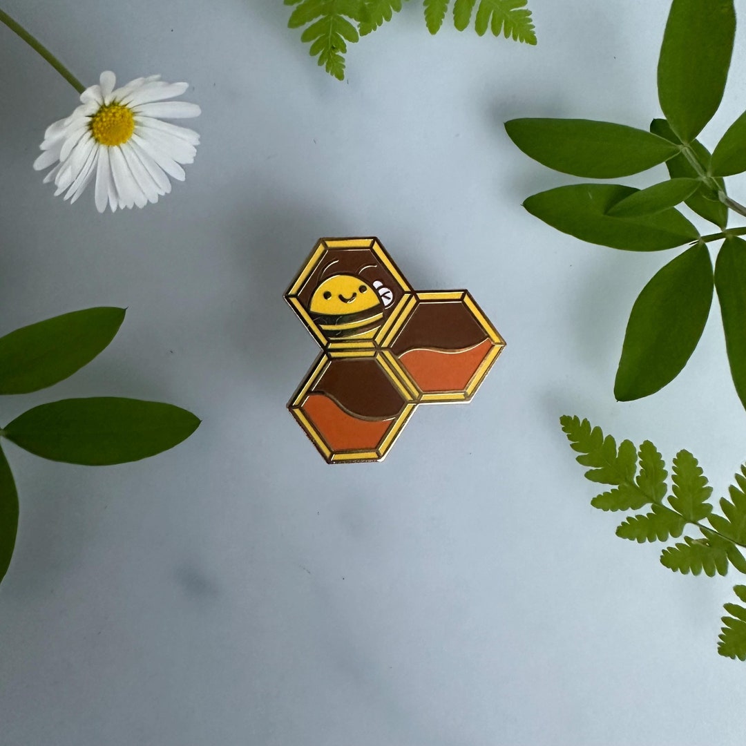 Bee From the Hive - Hard Enamel Pin - Etsy