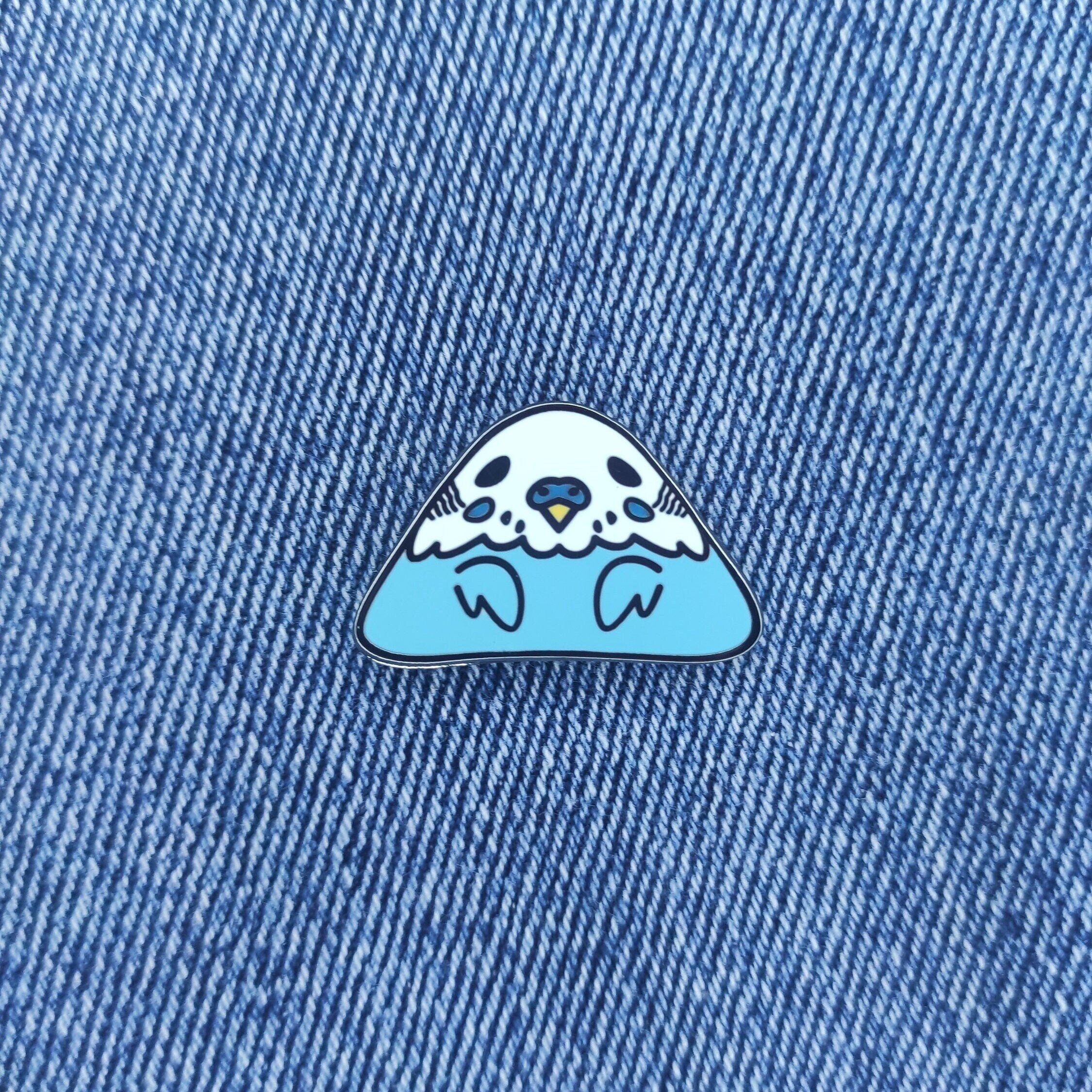 Budgieblob Budgie Hard Enamel Pin - Etsy