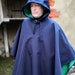 Double Sided Cloak. Unisex Cloak/ Blue Cloak. Water Resist Cloak ...
