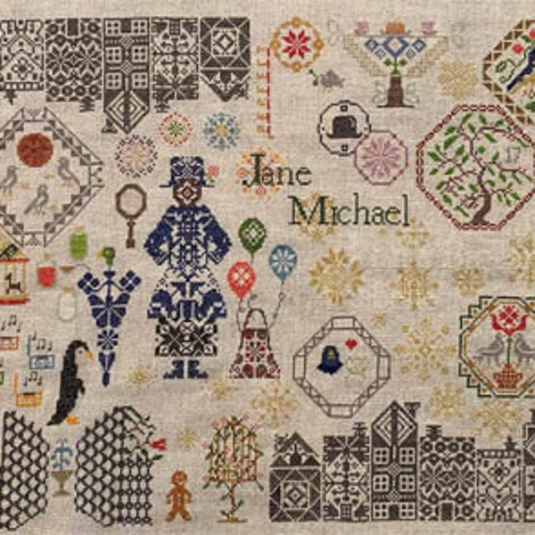 Mary Poppins Cross Stitch Pattern - Etsy