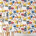 Truck and Digger Pattern Wallpaper Wallpaper for Kids Self - Etsy