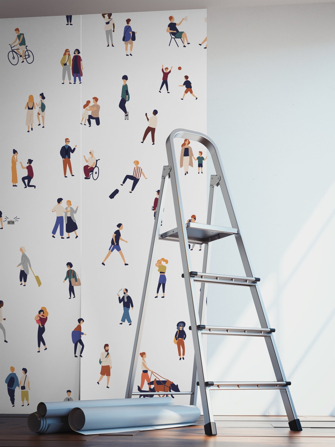 Outdoor Activities Pattern Wallpaper for Kids Self - Etsy