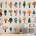 Colorful Tree Pattern Wallpaper for Kids Self Adhesive - Etsy
