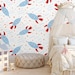Rocket Pattern Wallpaper for Kids, Self Adhesive, Peel and Stick Wall ...