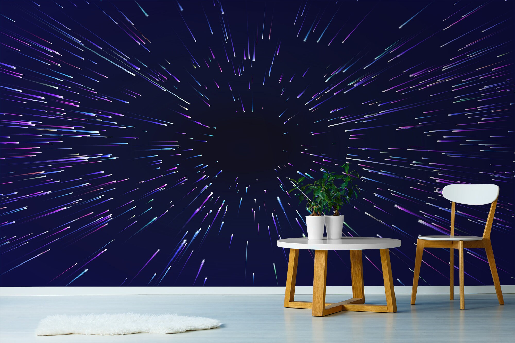 Space Warp Wallpaper Self Adhesive Peel and Stick Wall Mural - Etsy