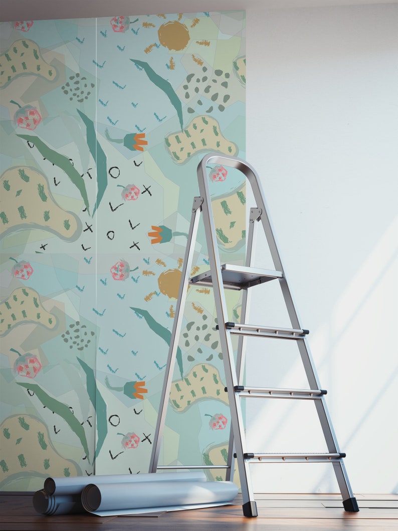 Abstract Blue Wallpaper With Colorful Patterns || for Kids, Self ...