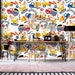 Truck and Digger Pattern Wallpaper, Wallpaper for Kids, Self Adhesive ...