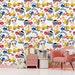 Truck and Digger Pattern Wallpaper, Wallpaper for Kids, Self Adhesive ...