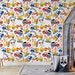 Truck and Digger Pattern Wallpaper, Wallpaper for Kids, Self Adhesive ...