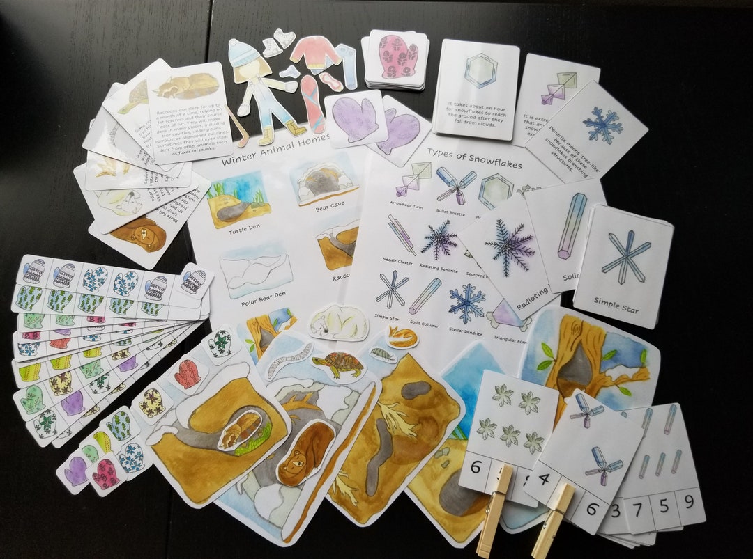 Winter Learning Mega Bundle - Etsy