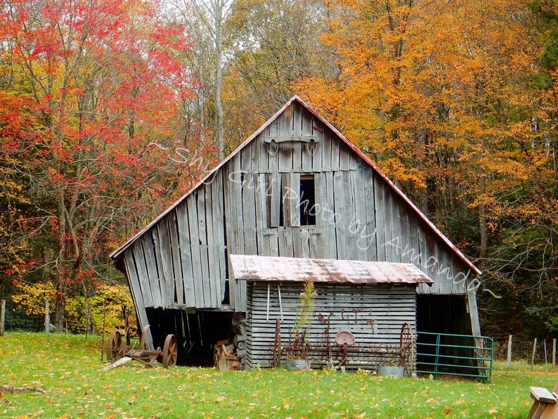 Old Barn - Fall - Autumn - Digital Photo - Photography - Instant ...