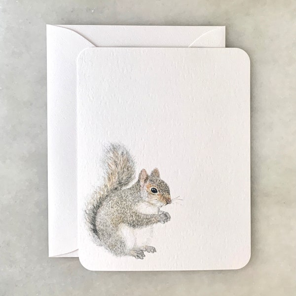 Squirrel Card - Etsy