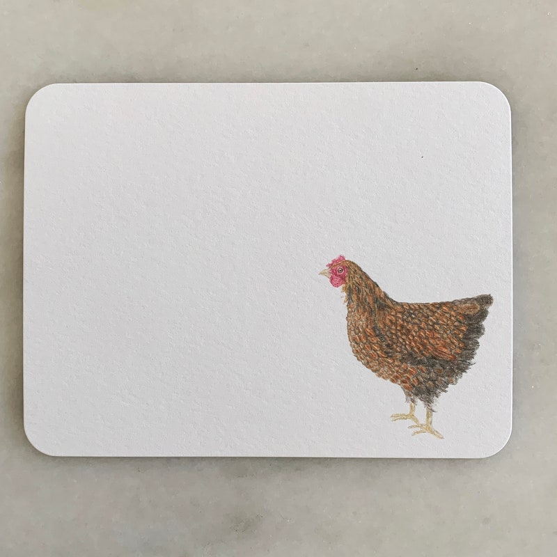 Chicken Card - Etsy