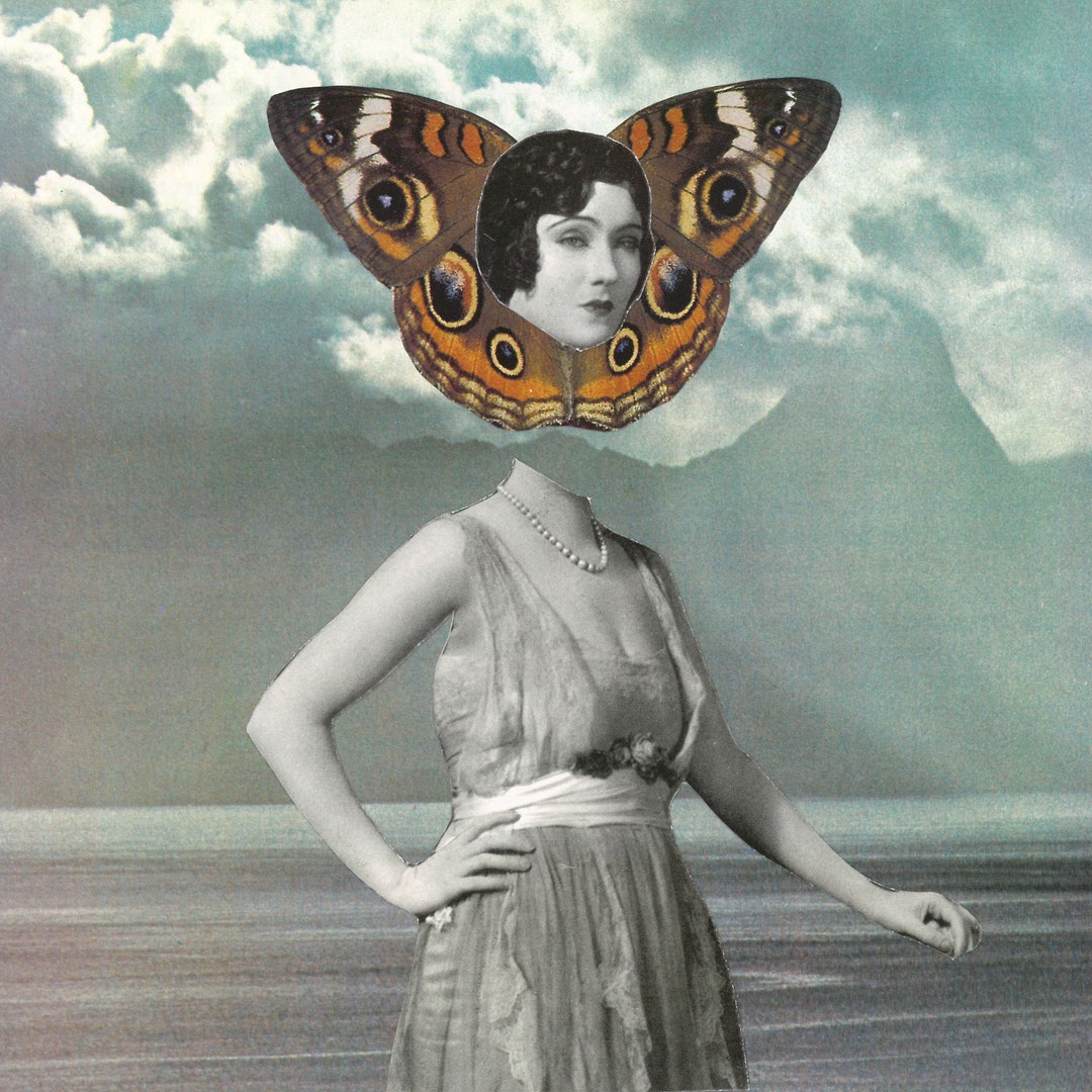Times Are Changing - Collage Art Print - Etsy