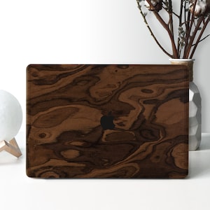 NATURAL WOODEN COVER for MacBook Air Pro Max M1 M2 16 15 14 13 12 11 ...
