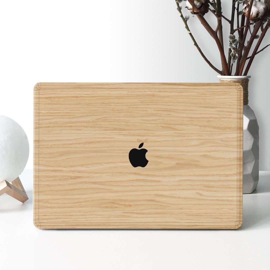 PLANKED OAK NATURAL Wood Cover Decal Stiker MacBook Pro 13 Air 13 Cover ...