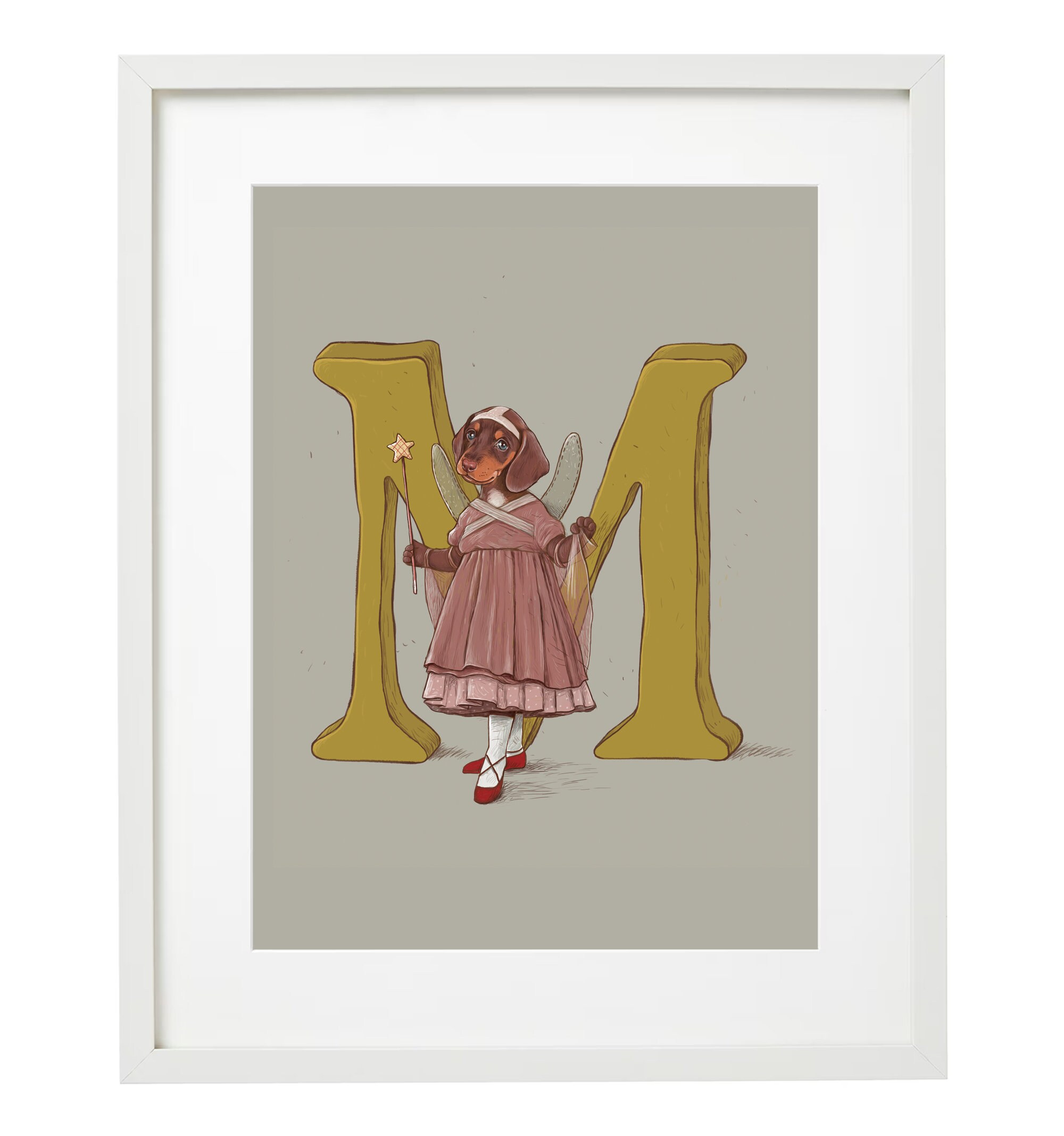 Letter M Print | Letter Poster Print | Digital Download Decorative ...