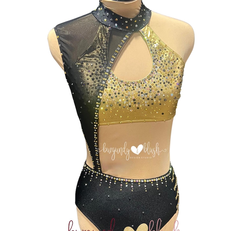 Gold & Black Jazz Costume - Etsy