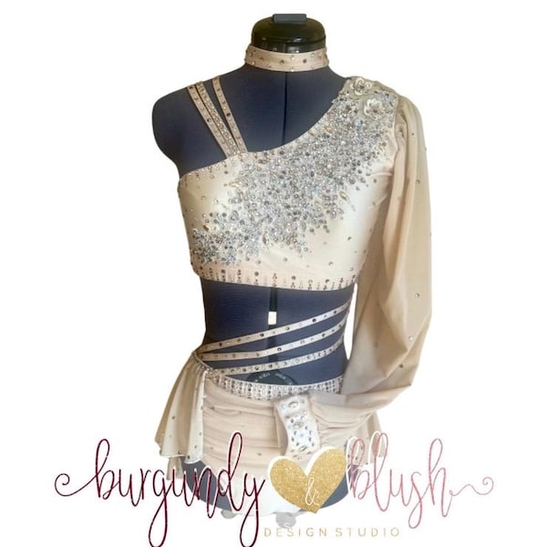 Crystal Custom Dance Costume - Etsy