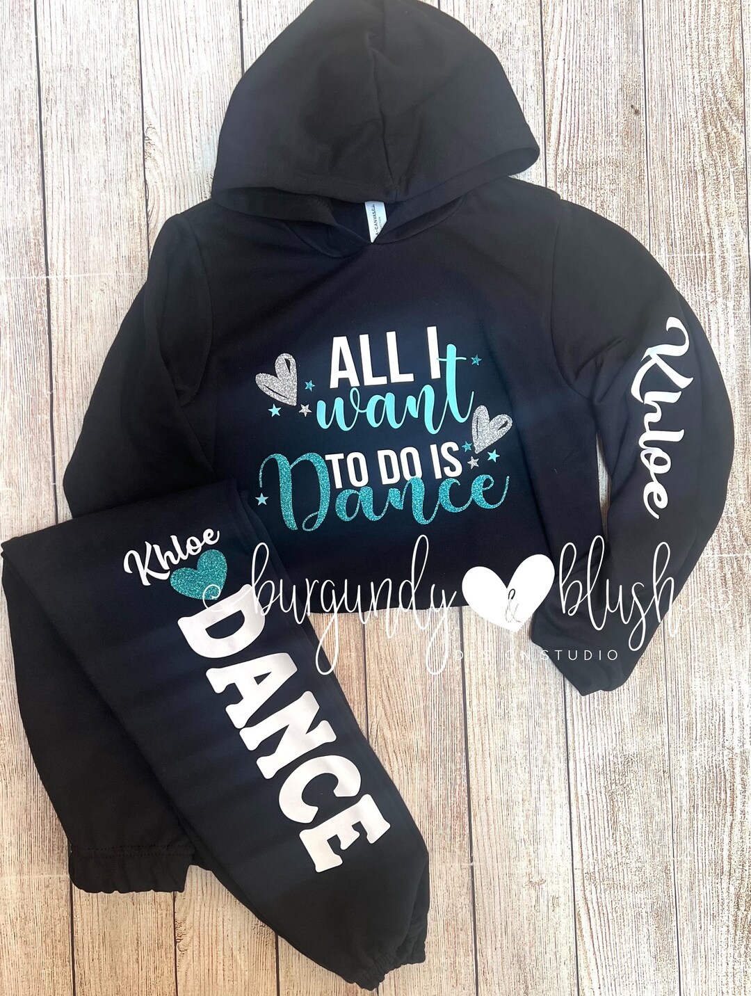 Dance Personalized Sweatshirt and or OVERSIZED Sweatpants, Hoodie ...