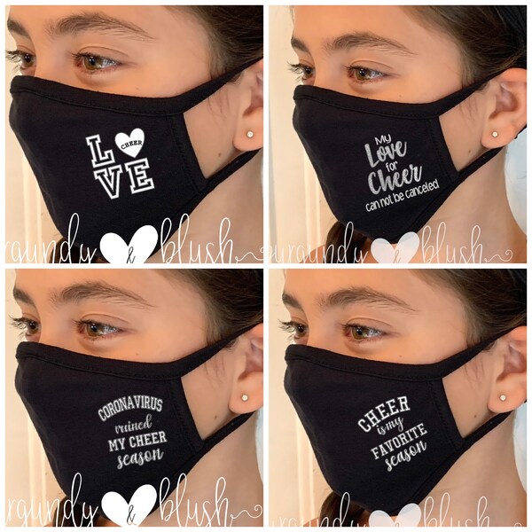 Cheer Face Masks - Etsy
