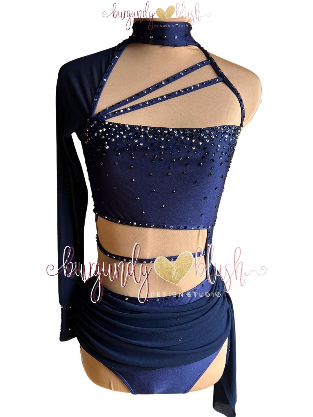 Jazz/contemporary Dance Costume, Custom Solo Costume,dance Competition ...