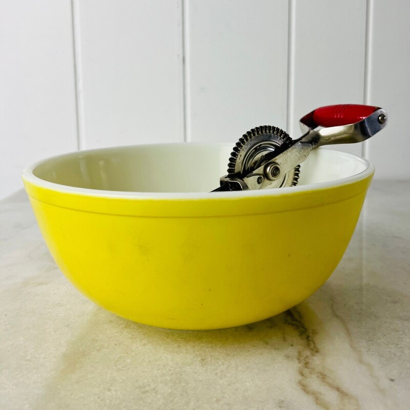 Yellow Mixing Bowl - Etsy