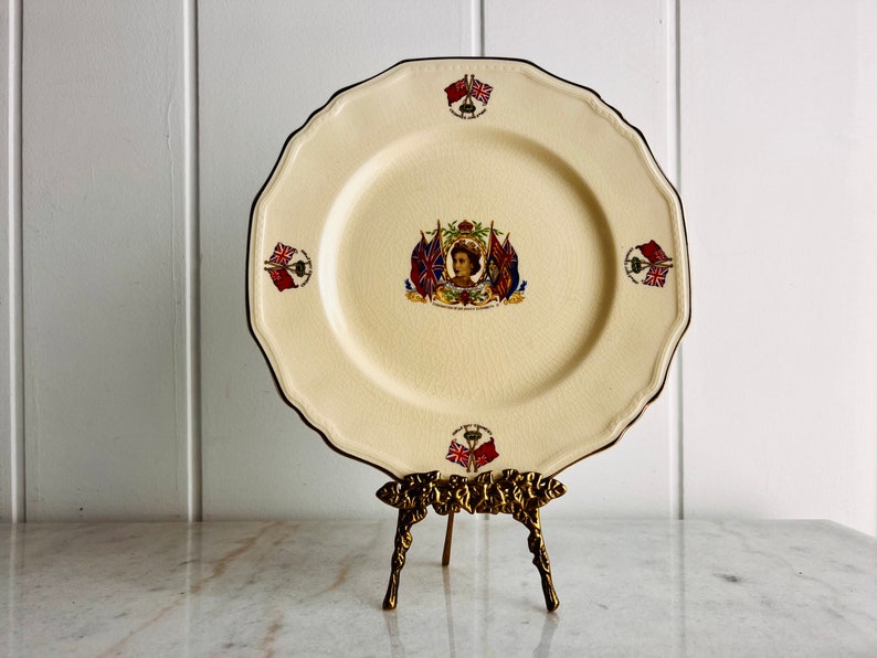 Vintage Alfred Meakin Queen Elizabeth II Decorative Plate, England ...