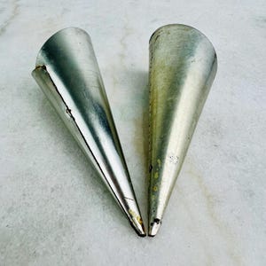 Vintage European Cream Horn Mold, Cannoli Mold, Set of 24, Easy to Use ...