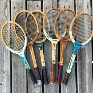Vintage TAD Davis Imperial Wooden Tennis Racquet, Eclectic Decor ...
