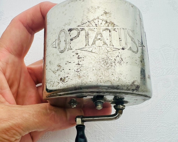 Rare Antique Optatus Mechanical Razor Blade Sharpener Stropper, Shaving ...