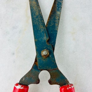 Vintage Garden Shears, Garden Tools, Trimming Shears, Antique Rusty ...