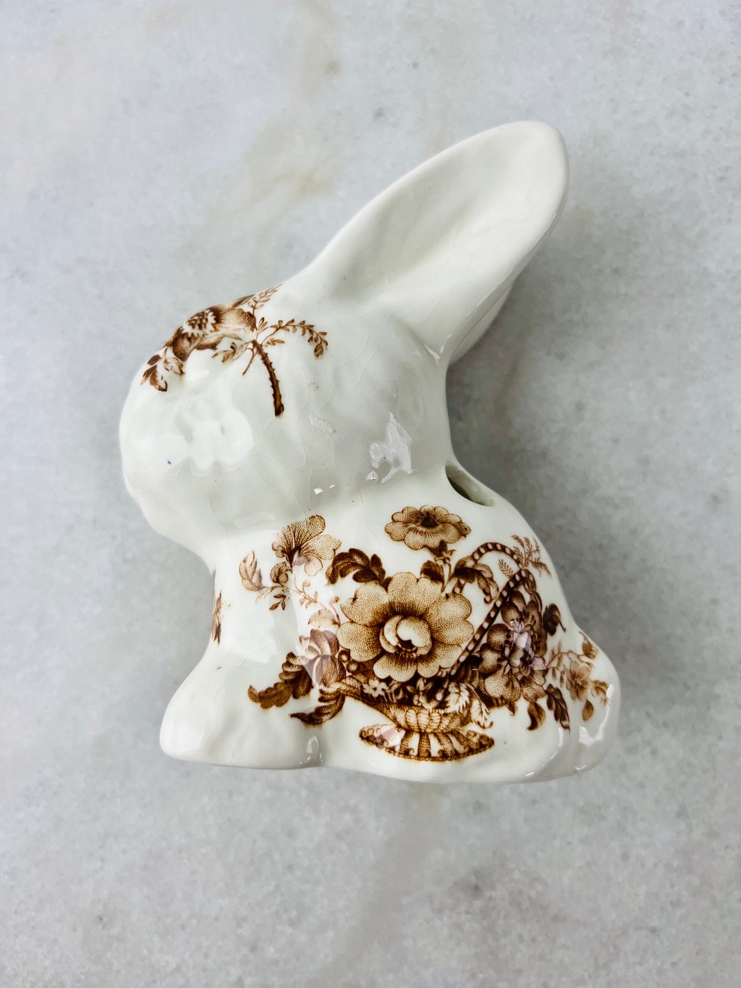 Antique Crown Devon Fieldings Bunny Rabbit Toothbrush Holder, Brown ...