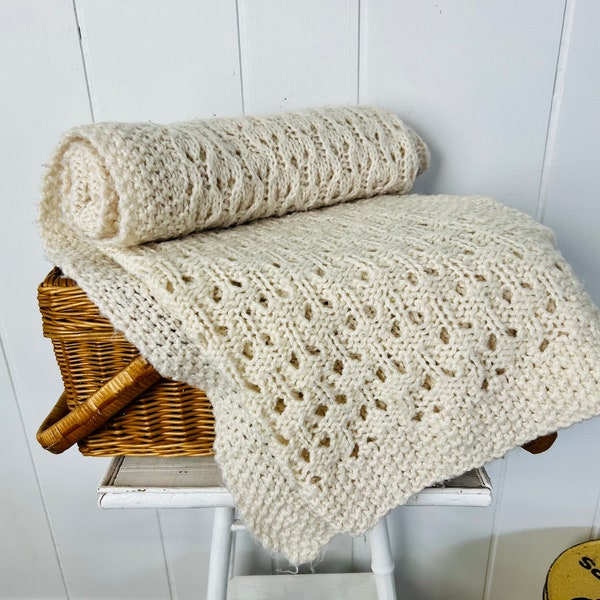 Knit Lap Blanket - Etsy
