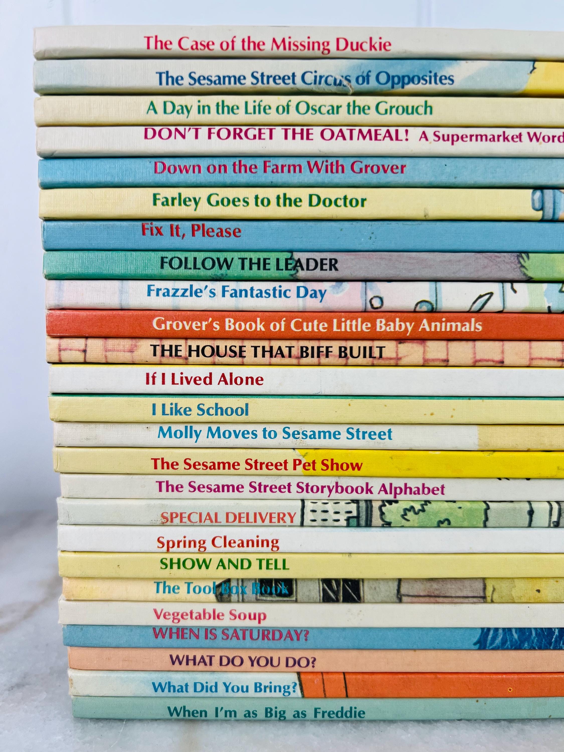 Build a Library: Vintage 1980s the Sesame Street Book Club 25 Volumes ...