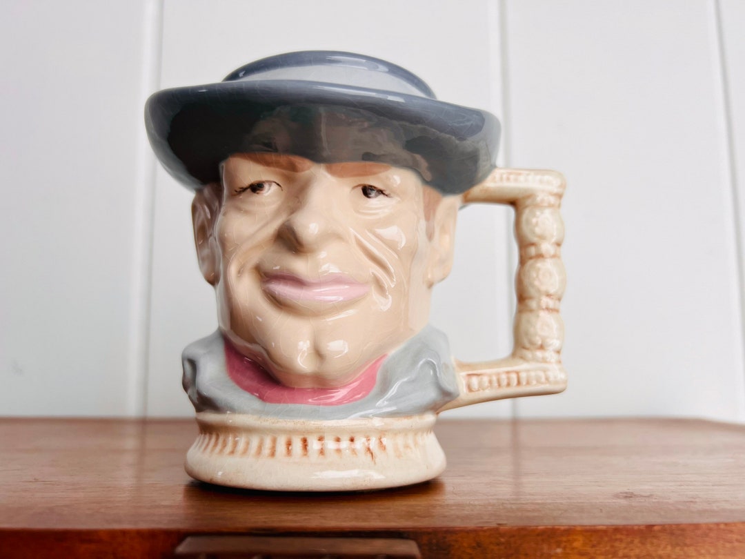 Vintage Cowboy Toby Mug, 1980 Toby Jug Style Collectible, Character Mug ...