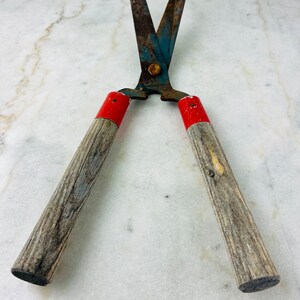 Vintage Garden Shears, Garden Tools, Trimming Shears, Antique Rusty ...