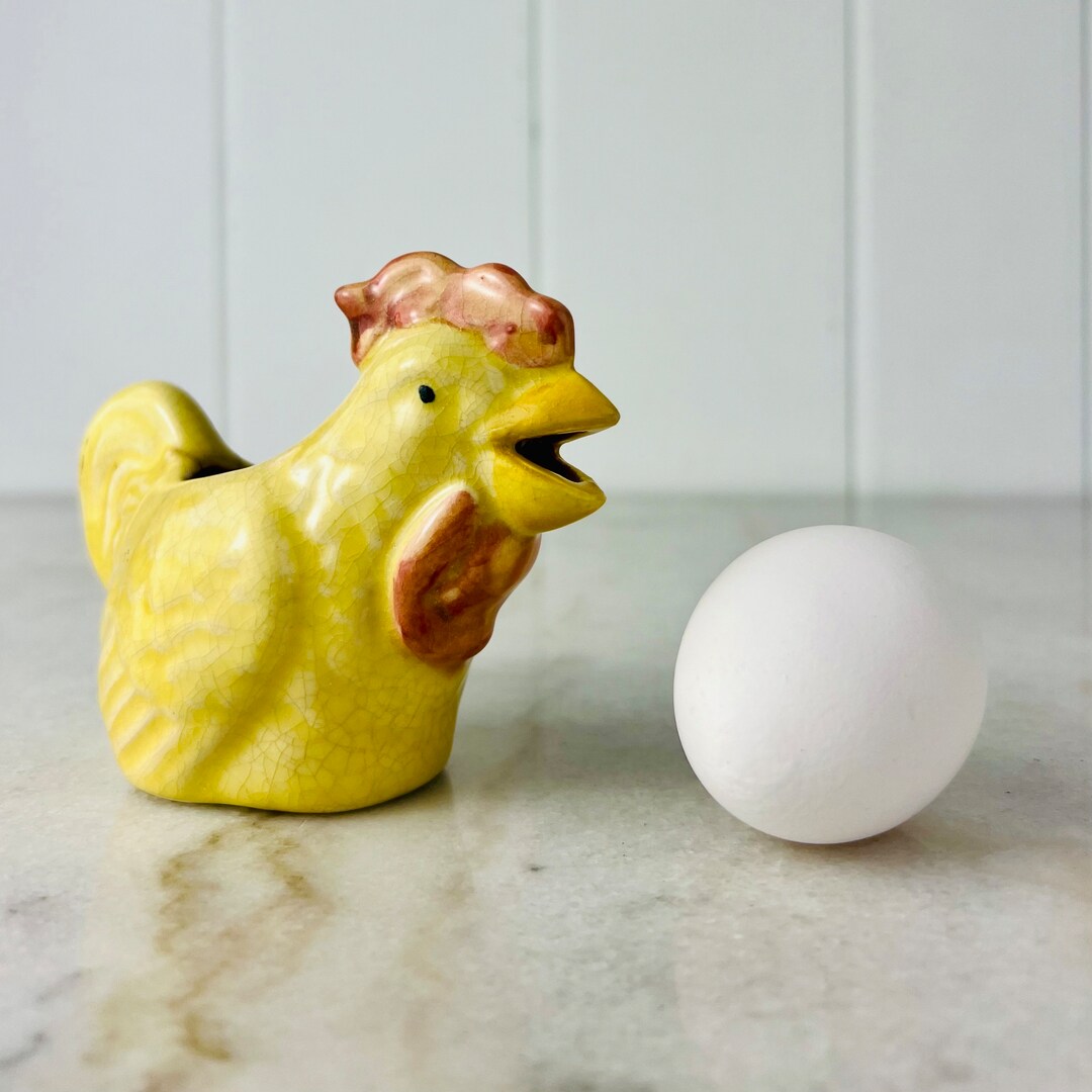 Darling Vintage Chicken Creamer, 3.5" Tall, Collectible Display Piece ...