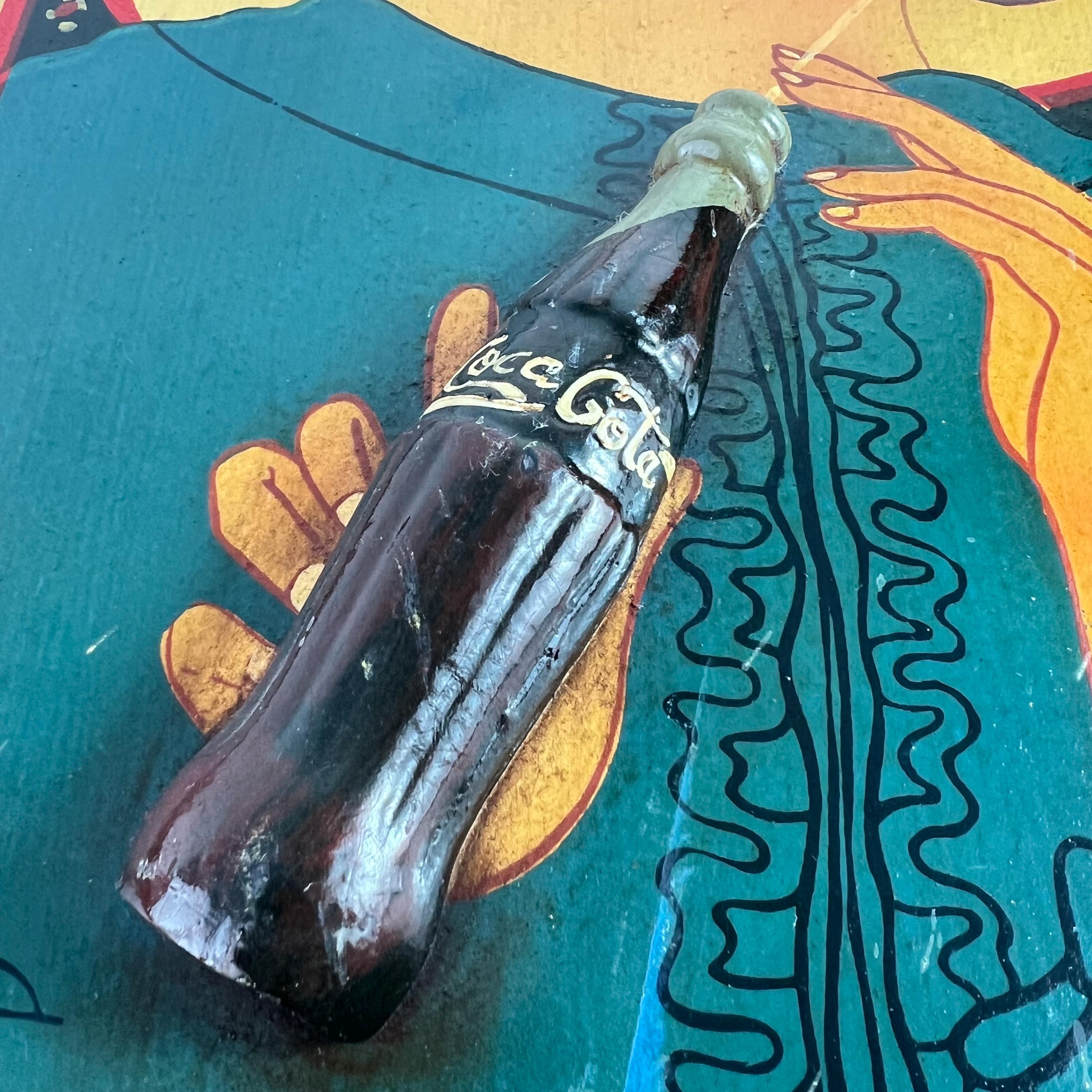 Vintage 1920s Coca-cola Sign, Hand-painted Advertising Ephemera - Etsy